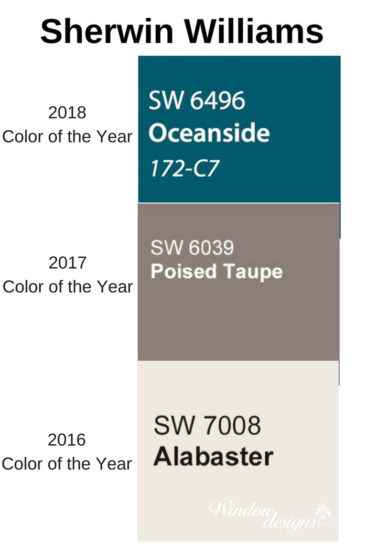 Sherwin-Williams Oceanside - 2018 Color of the Year
